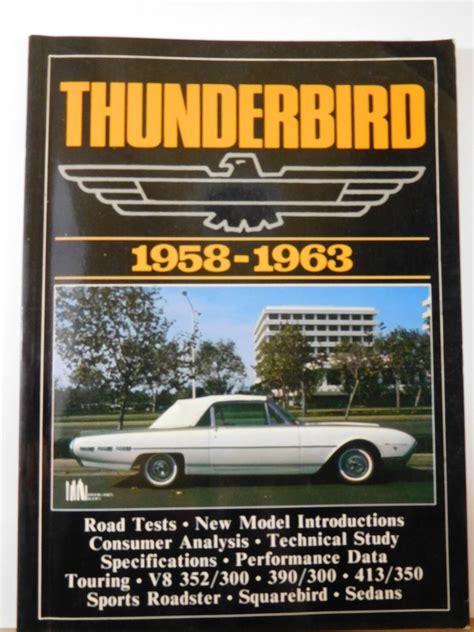 Thunderbird 1958 1963 Road Tests Consumer Analysis Specifications Sc