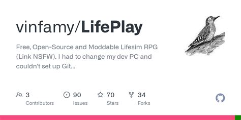 Github Vinfamylifeplay Free Open Source And Moddable Lifesim Rpg Link Nsfw I Had To