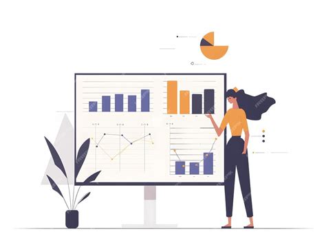Flat Illustration Of Business Woman Presenting Data 1721044480 1 Premium Ai Generated Image