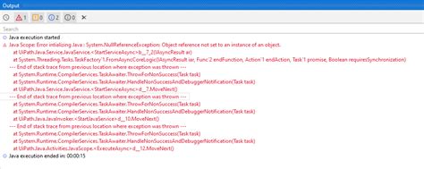 Java Scope Error Intializing Java Systemnullreferenceexception Object Reference Not Set To Java Scope Error Intializing Java Systemnullreferenceexception Object Reference Not Set To