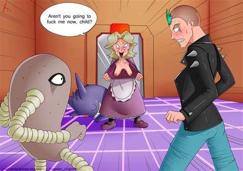 Post 1317255 Agatha Deepspace Gengar Hitmonlee Npc Trainer Porkyman Punk Guy