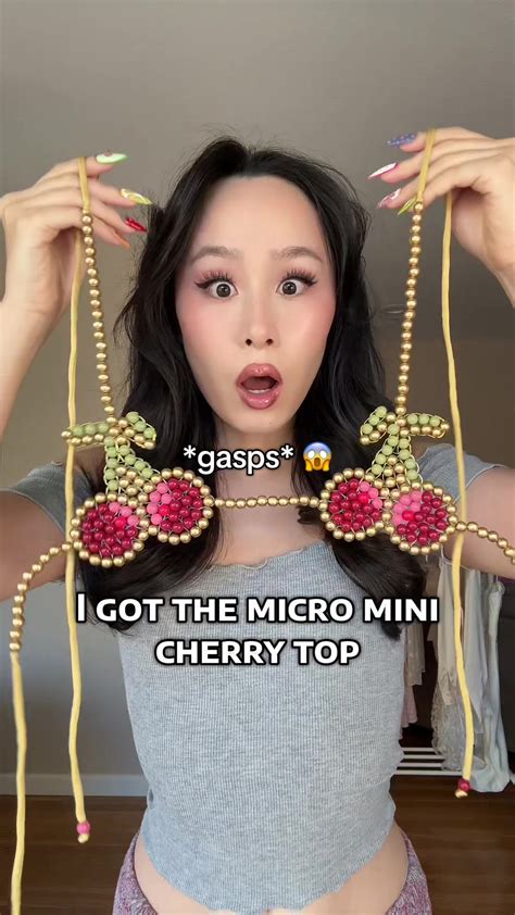 Style Micro Mini Cherry Top In Part 2 🍒 Tiktok