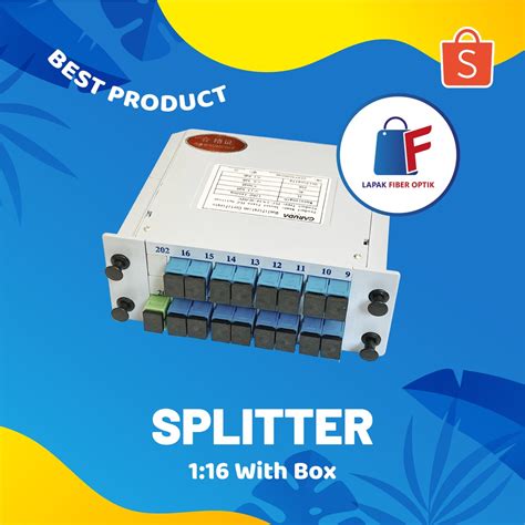Jual Jual Splitter Plc 116 With Boxspliter Dengan Box Shopee Indonesia