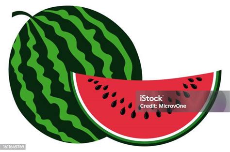 전체 수박과 슬라이스 아이콘입니다 천연 육즙이 많은 과일 건강한 식생활에 대한 스톡 벡터 아트 및 기타 이미지 건강한 식생활 과일 껍질 Istock
