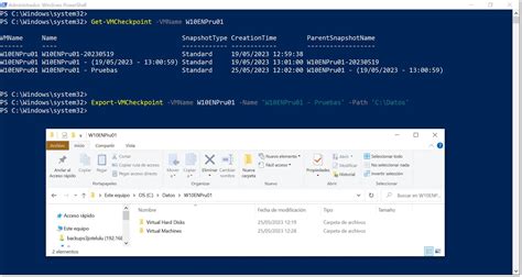 Using Powershell To Manage Hyper V Checkpoints