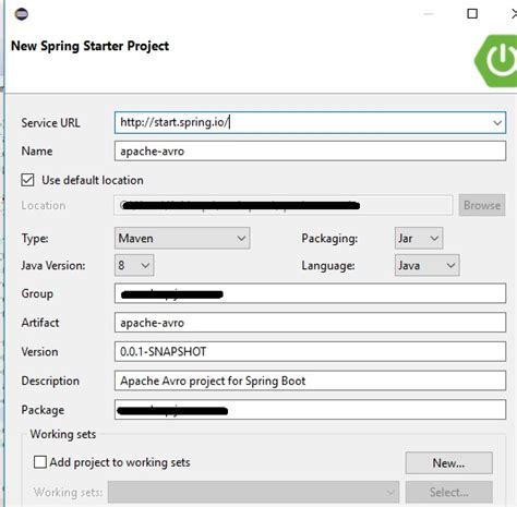 Socketexception While Creating Spring Starter Project In Spring Tool Suite Stack Overflow
