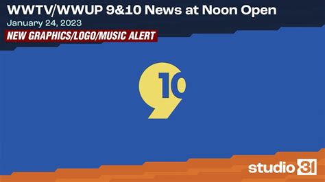 WWTV WWUP News At Noon Open New Graphics Logo Music YouTube