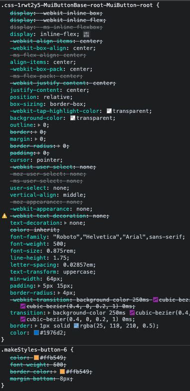 Material Uiにおいてmakestylesが効かない