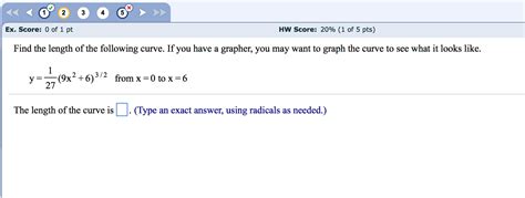 Solved Find The Length Of The Following Curve If You Have A Chegg