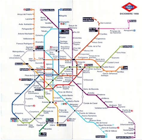 Línea De Metro Madrid Mapa Madrid Metro Map Iujrr