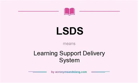 Lsds Learning Support Delivery System In Undefined By