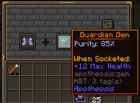 Does Anyone Know How To Make The Gem Socket In Apotheosis Work The Modified Boots Appear But