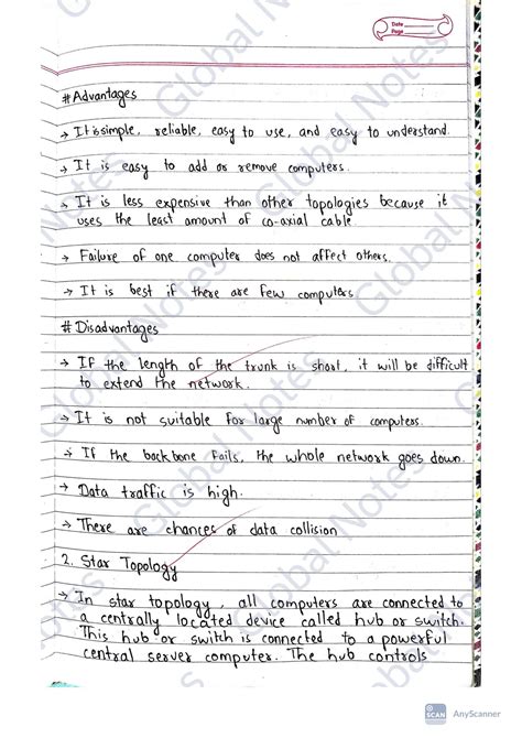 Data Communication And Networking Global Notes