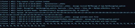 Amazon Web Services How To Fix Futter Mqtt Data Stack Overflow