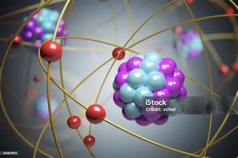 3d 렌더링 원자에 초등학교 입자의 그림 물리학 개념입니다 원자에 대한 스톡 사진 및 기타 이미지 원자 세포핵 전자