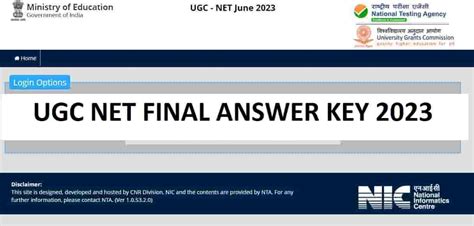 UGC NET Final Answer Key Out Check Result Details Direct Link To Download PDF At Ugcnet