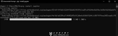 Miniconda 手把手安裝教學 輕量化 Anaconda 客製化自由選擇 出發吧 沃爾夫
