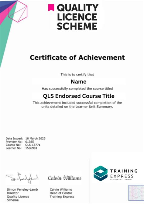 Online Certificate In Compliance And Risk Management At Qls Level 3 Course Training Express