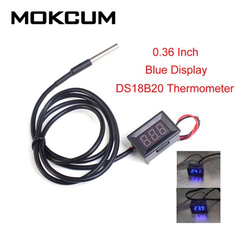 0 36 inch red blue digital ds18b20 thermometer wat grandado