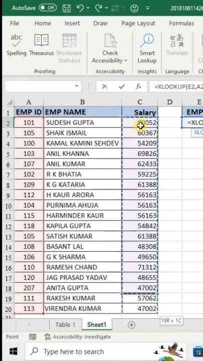 Xlookup Function In Excel Microsoft Shorts Short Excelexceltips