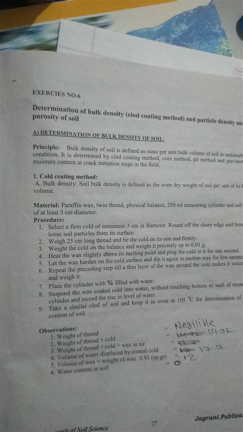 Bulk Density Soil Bulk Density Is Defined As The Oven Dry Weight Of Soil