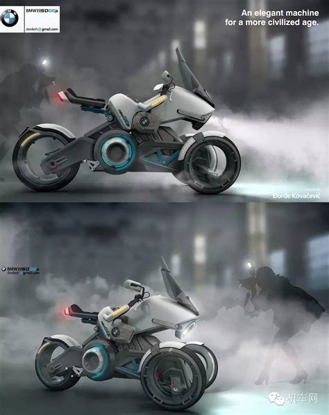 宝马又玩新概念，1150geth电动摩托车设计图流出 知乎