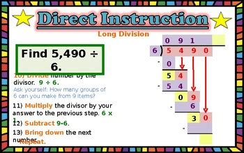 Divide Digit Numbers By A Digit Number Using Long Division OLD VERSION