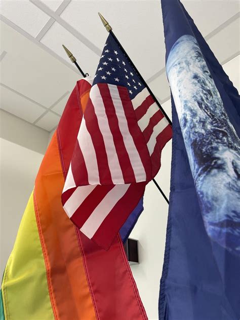 American Flag In Classroom