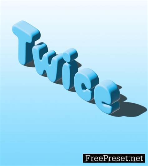 twice text effect layout 2291623
