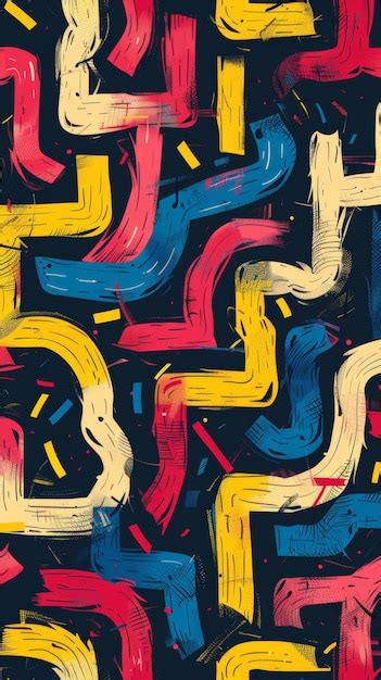 Vibrant Abstract Background With Numerous Intersecting Lines Premium Ai Generated Image