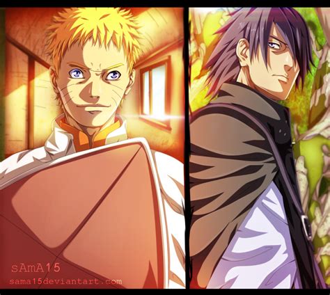 Manga Naruto 700 Naruto And Sasuke The End By Sama15 On Deviantart