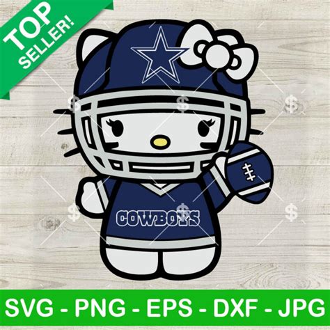Hello Kitty 49ers Football Svg San Francisco 49ers Svg Cute Kitty