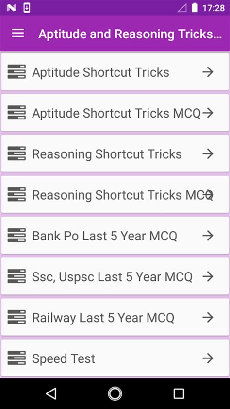 Android 용 Aptitude Reasoning Tricks 2018 Apk 다운로드