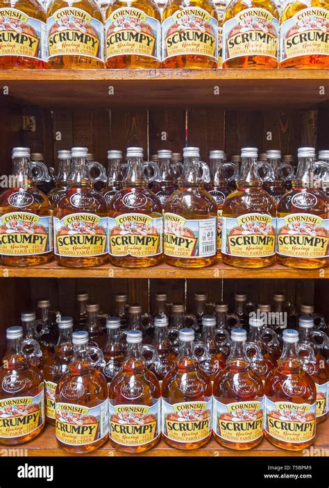 Bottles Of Scrumpy Cider For Sale In Healeys Cornish Cyder Farm