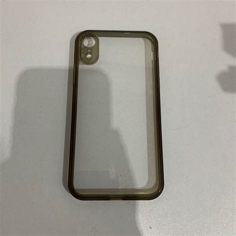 Casing IPhone XR Bekas MULUS 100 BLACK LIQUID CASE Telepon Seluler Tablet Aksesoris