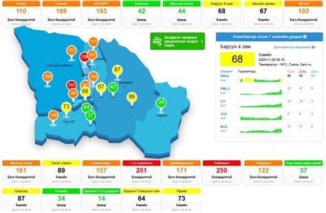 АГААРЫН ЧАНАР Хайлааст орчимд агаарын бохирдол хамгийн их байна