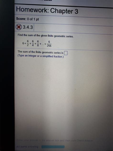 Solved Homework Chapter 3 Score 0 Of 1 Pt X 3 4 3 Find