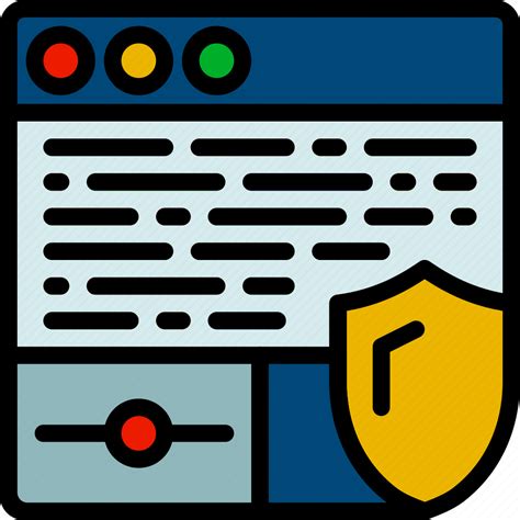 Browser Encrypted Protection Secure Security Icon Download On