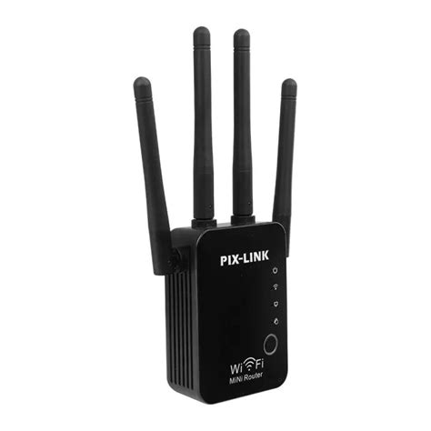 Pix Link WiFi repeater Wi Fi 4 เสา 300Mbps อปกรณขยายสญญาณเนต ตวขยายสญญาณ Lazada co th