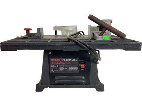 Lot Sears Craftsman 7 8 Hp Bench Top Shaper Router