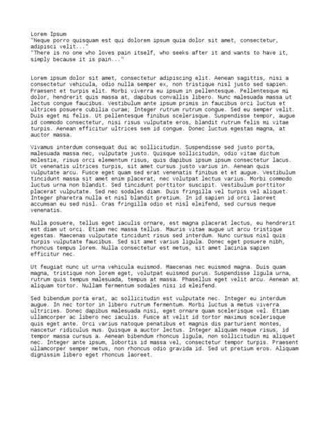 Lorem Ipsum Assignment Pdf