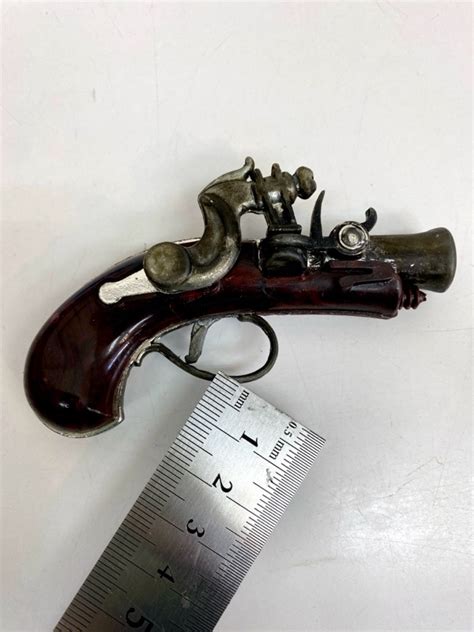 Yahooオークション I4819昭和レトロ雑貨ミニチュア ピストル Flin