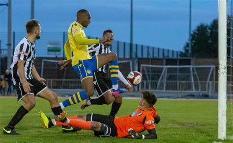 Marine 0 2 Warrington Town Bohan Dixon Screamer Helps Yellows Secure