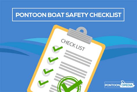 Pontoon Boat Safety Equipment Checklist Of Things You Need