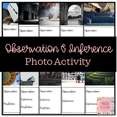 Observation Vs Inference Photo Activity Classful