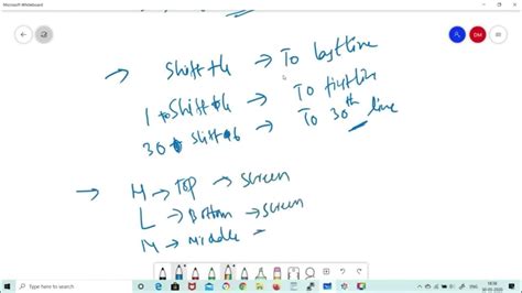 09 Redhat Vi Editor Part 4 Commands For Goto Topline Last Line