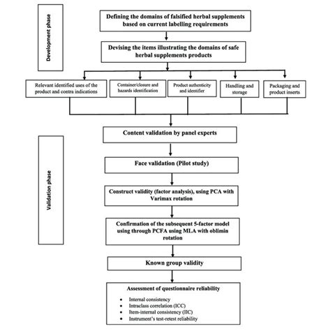 Flow Chart For Development And Validation Process Download Scientific Diagram