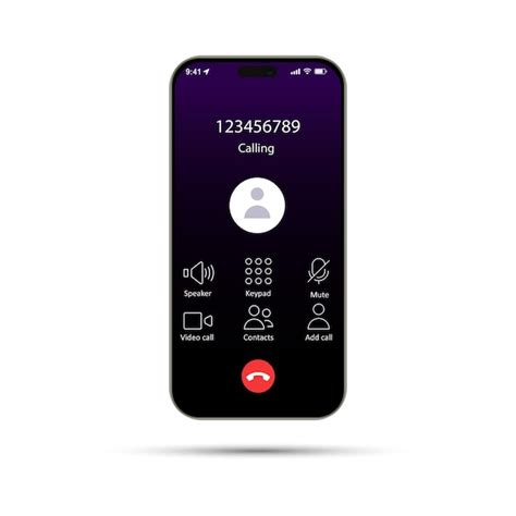 Premium Vector Smartphone With Number Dialing On It