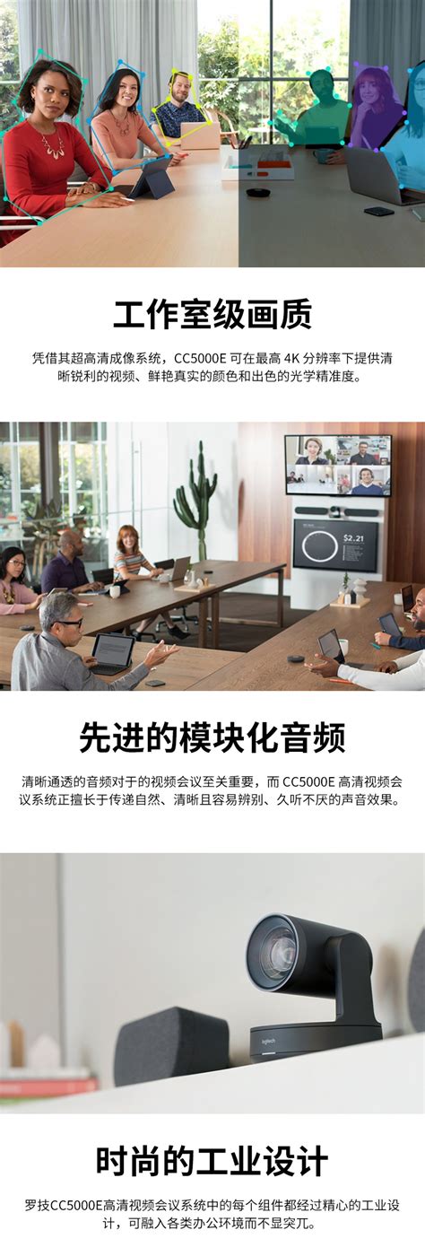 罗技cc5000e商务办公高清视频大型网络会议系统摄像头 阿里巴巴