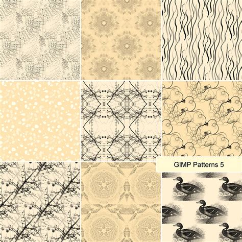 Closer Look At Gimp Patterns 5 By Marthagose On Deviantart